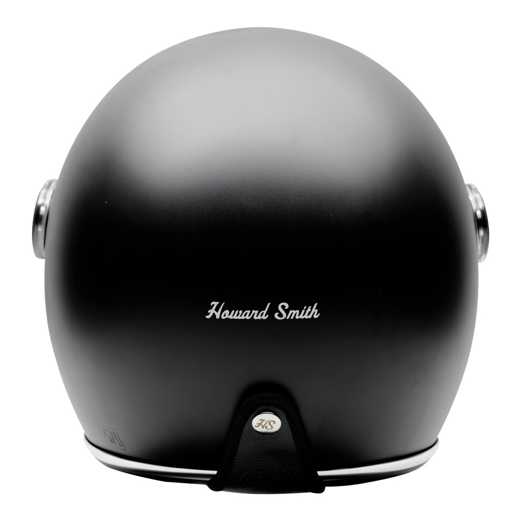Jual Howard Smith Jetter Retro Helm Half Face - Black Doff | Shopee ...