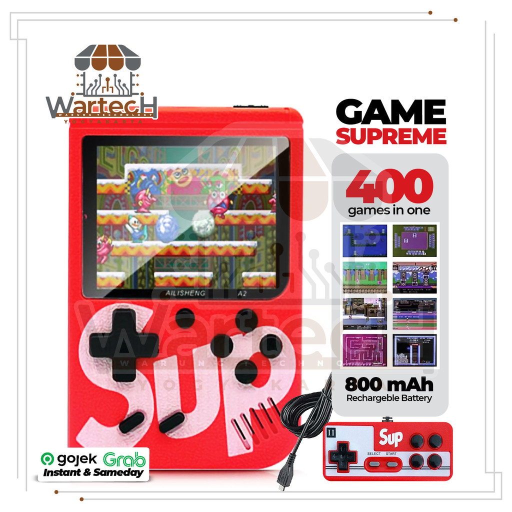 Jual Gamebox Supreme Nintendo 400 in 1 Console Gameboy Gamebot Gimbot ...