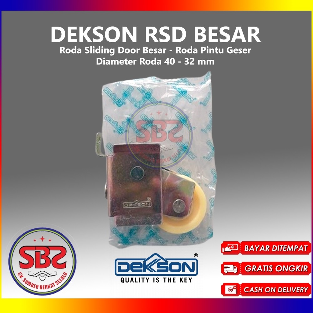Jual DEKSON Roda Sliding Door Dekson Dekkson RSD Besar Pintu Alumunium ...