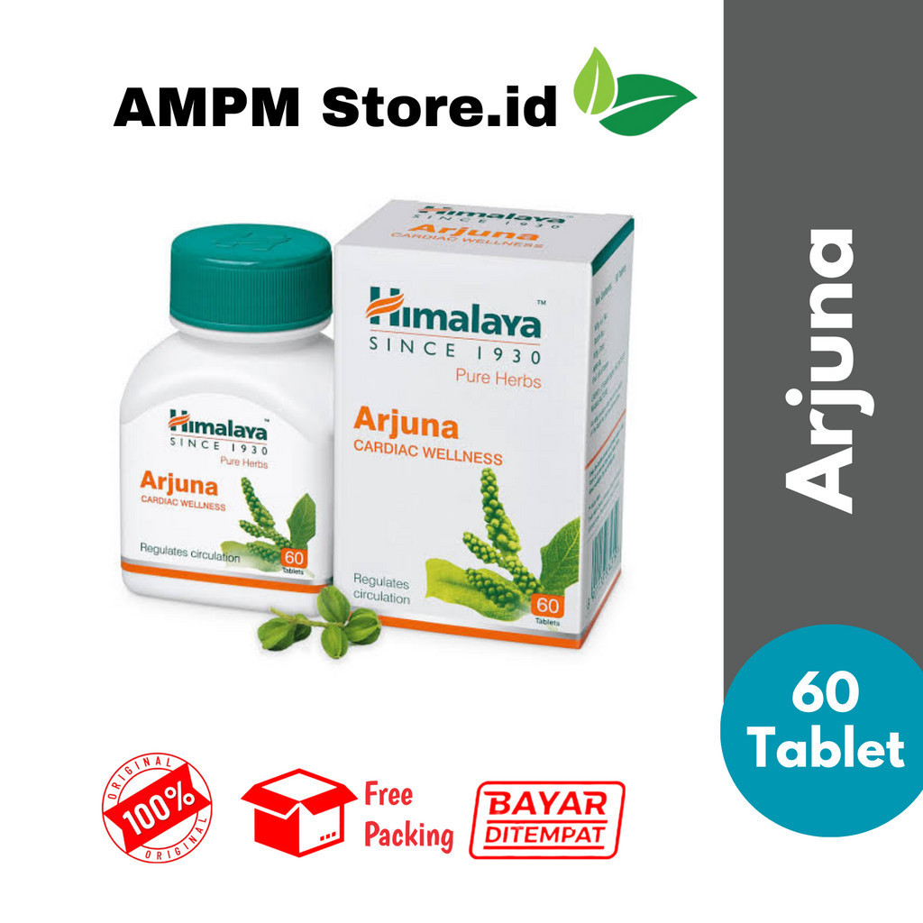 Jual Himalaya Arjuna 60 Tab Herbal Alami untuk Jantung dan Sirkulasi ...
