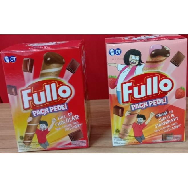 Jual Fullo Chocolate Strawberry 24 x 8 Gram | Shopee Indonesia