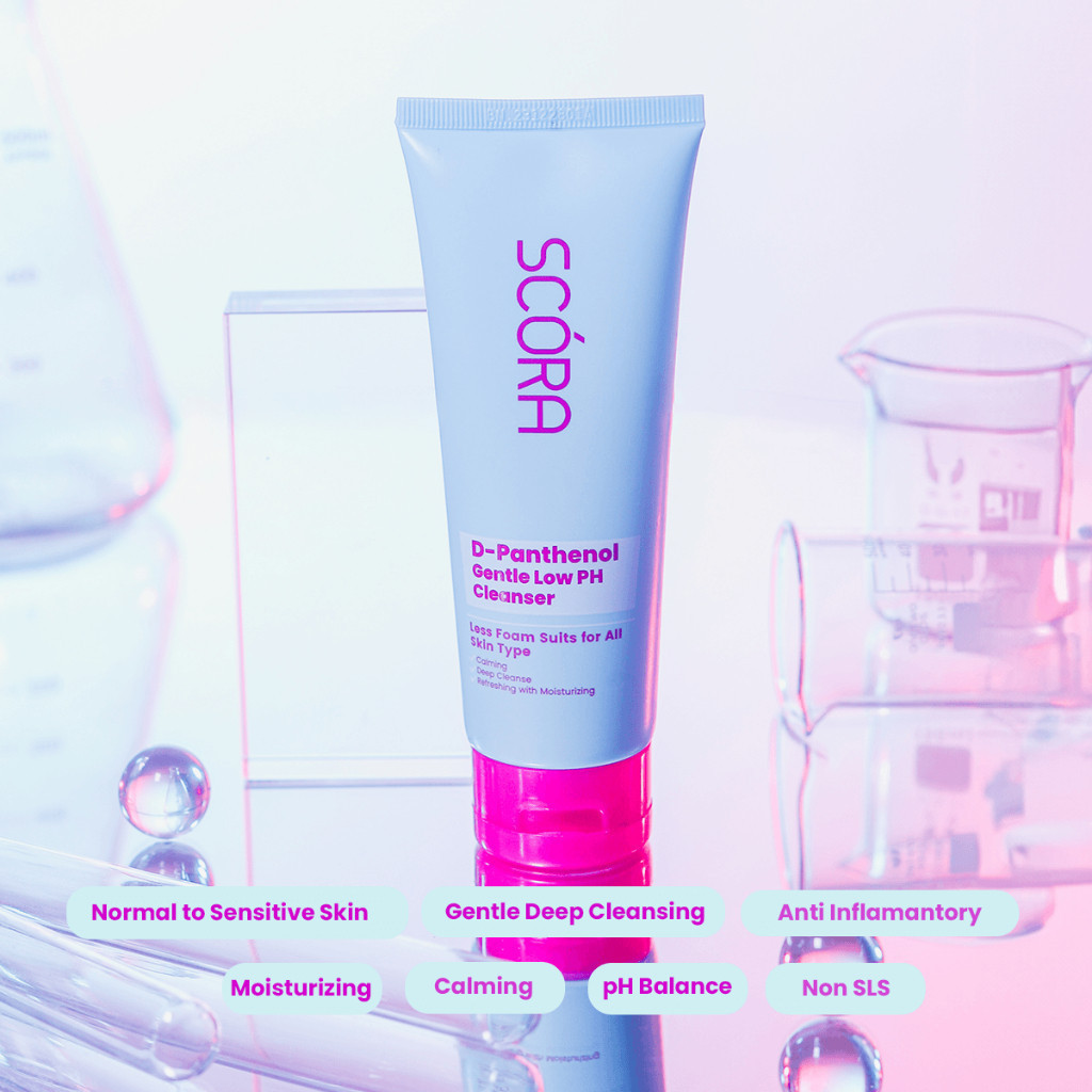 Jual KOM - SCORA Low pH Cleanser D-Panthenol Gentle | Salicylic Acid ...