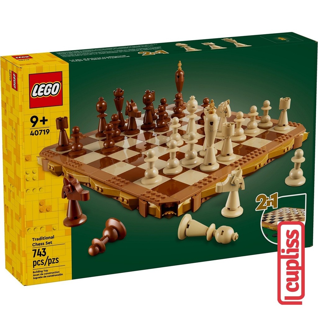 Jual LEGO Games 40719 Traditional Chess Set Leonard Bahro | Shopee ...