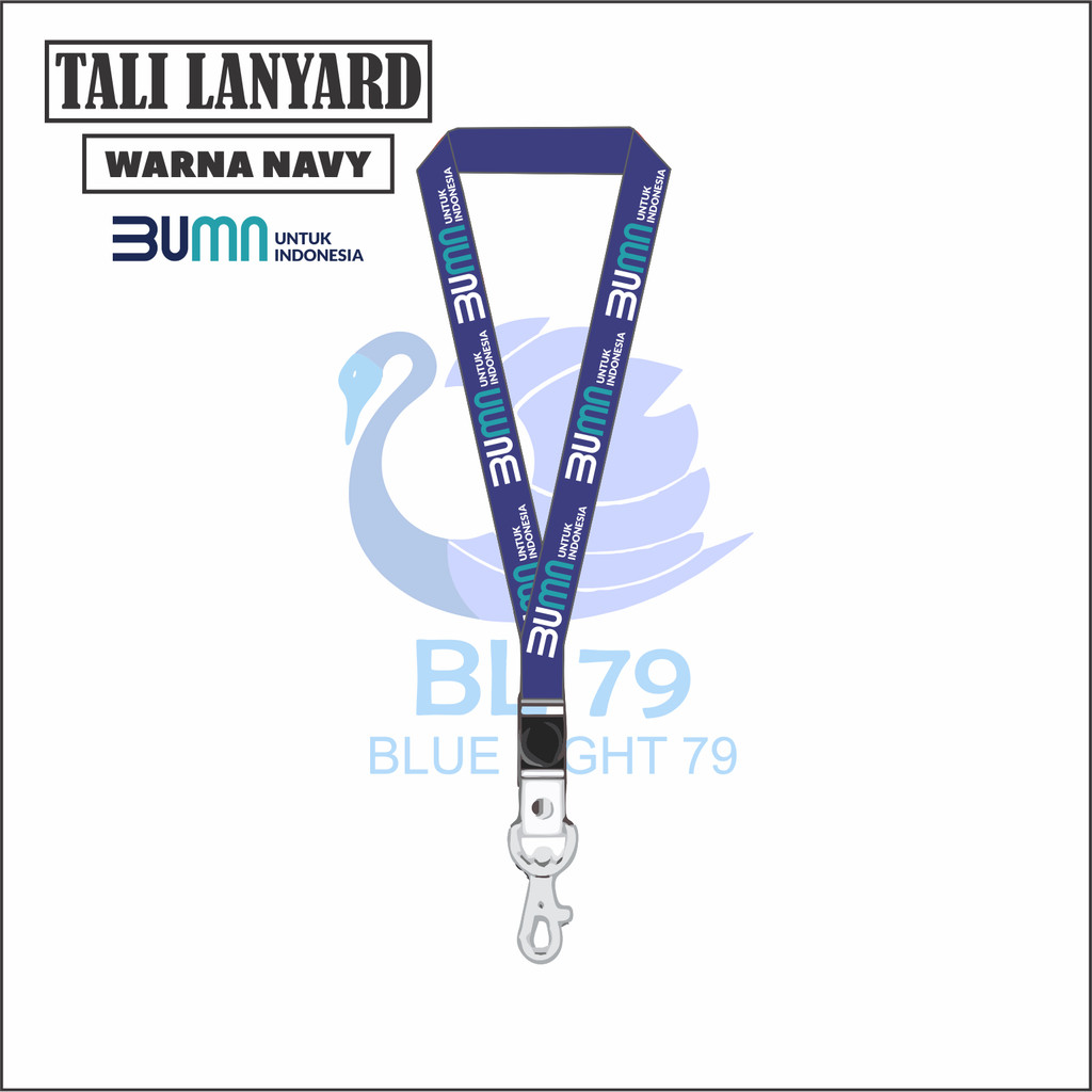 Jual TALI LANYARD BUMN UNTUK INDONESIA LOGO BUMN - TALI ID CARD ...