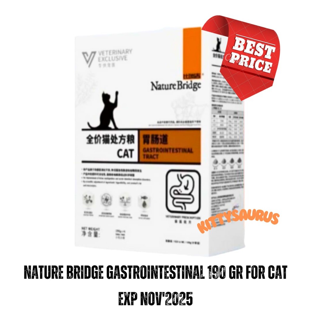Jual NATURE BRIDGE VET GASTRO / RECOVERY / URINARY EXP 2026 | Shopee ...