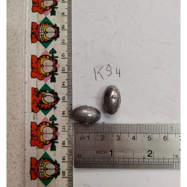 Jual Batu timah / pemberat pancing / bandul type KS 4 ( isi 5 pc ...