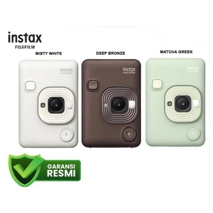 Jual FUJIFILM Instax Mini LiPlay New, kamera instant fuji Hybrid MMC ...