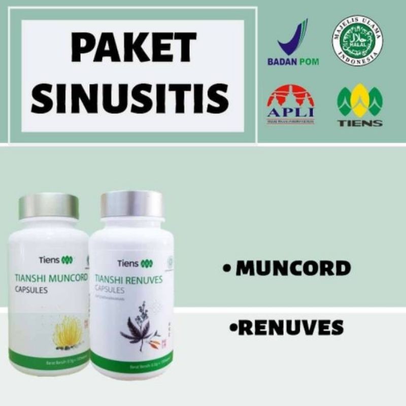 Jual Tiens Paket SINUSITIS Tiens | Obat SINUSITIS | Muncord | Renuves ...