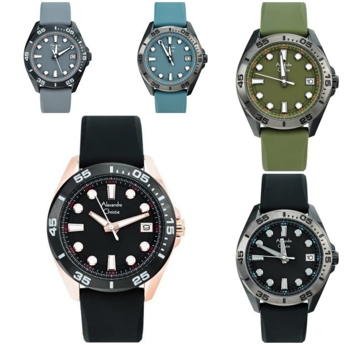 Jual JAM TANGAN PRIA ALEXANDRE CHRISTIE AC6580 6580 MDB STAINLESS ...