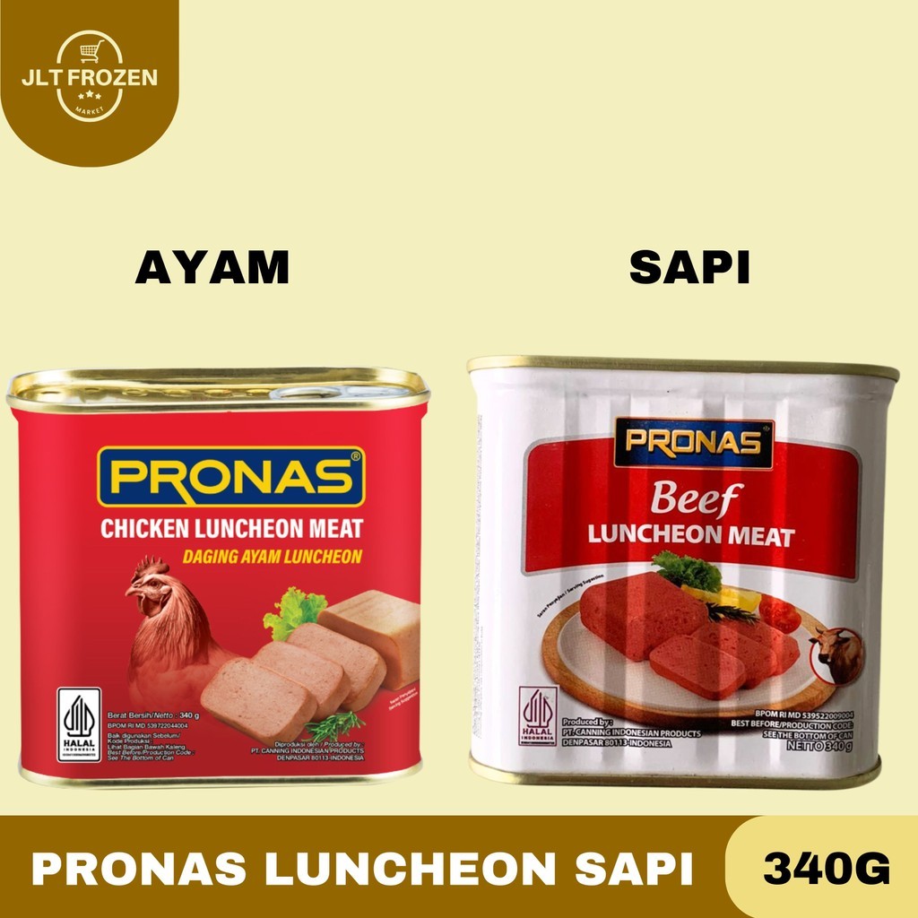 Jual Pronas Luncheon Sapi 340g / Kornet Sapi / Luncheon Beef / Corned ...