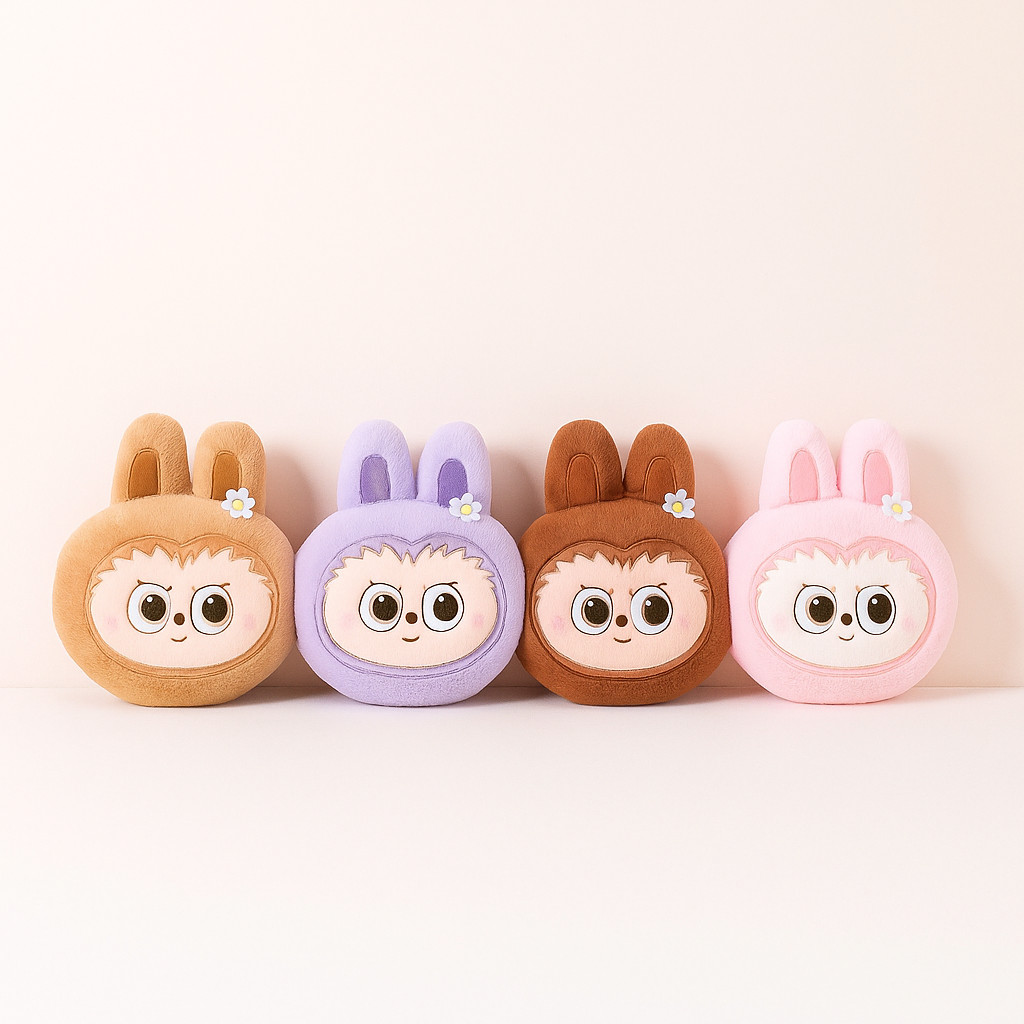 Jual 40cm Bantal Pillow Labubu The Monster Unofficial heart macaron ...