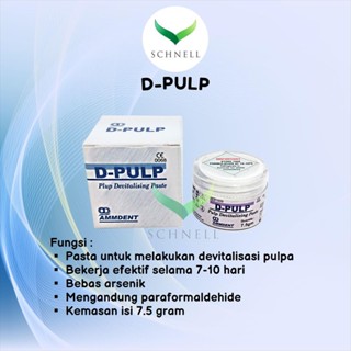 Jual D-Pulp Devitalisasi Pulpa Pasta Devit Gigi Endodontic Saraf Gigi Ammdent | Shopee Indonesia