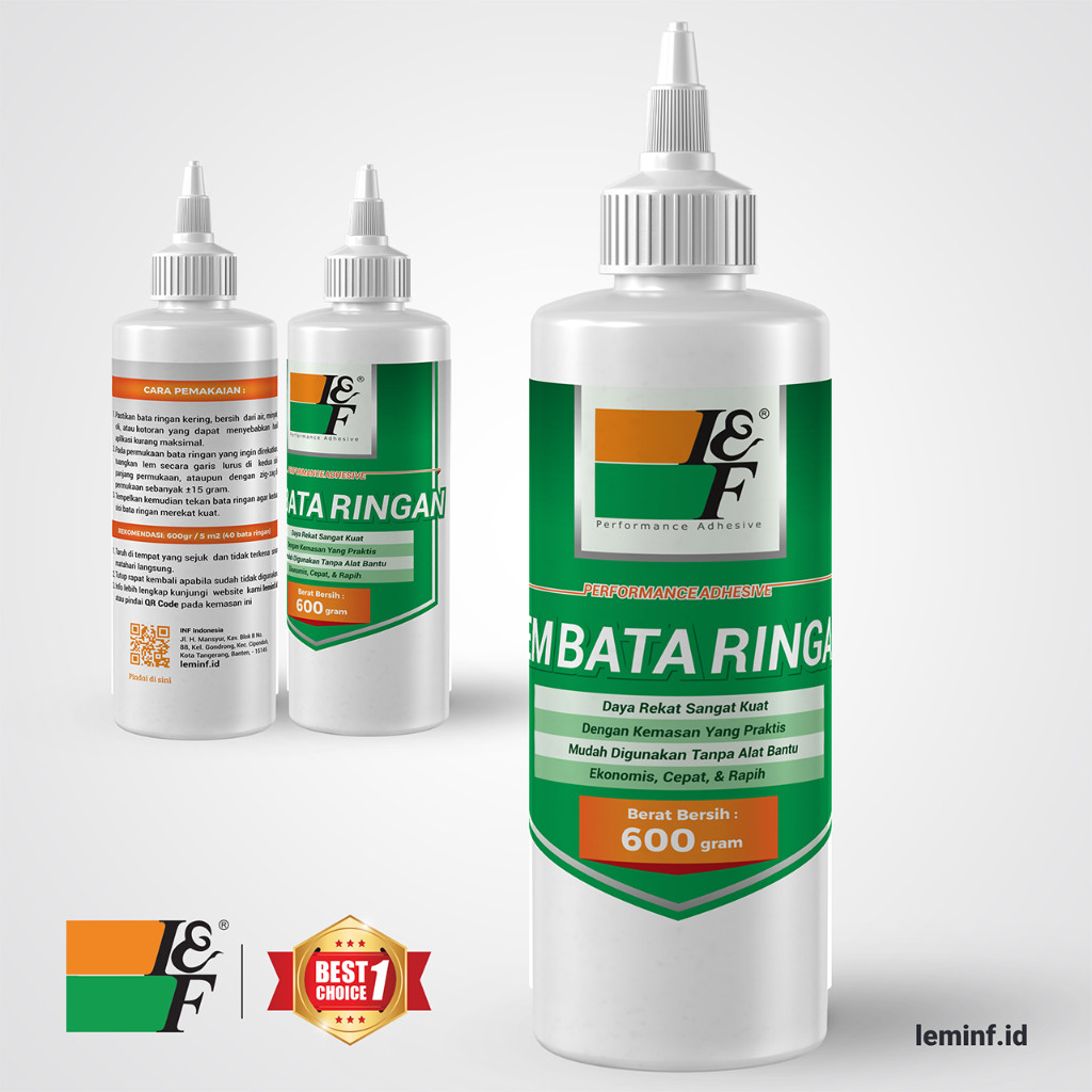 Jual Lem Hebel 600gr Perekat Bata Ringan Embata Mortar Instan Siap ...