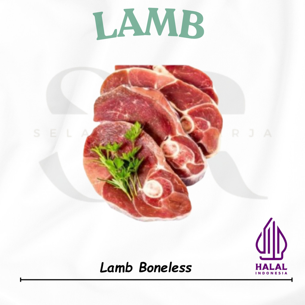 Jual Daging Paha Domba / Lamb Leg Boneless Import (AUS) 250 gr 1 Kg ...