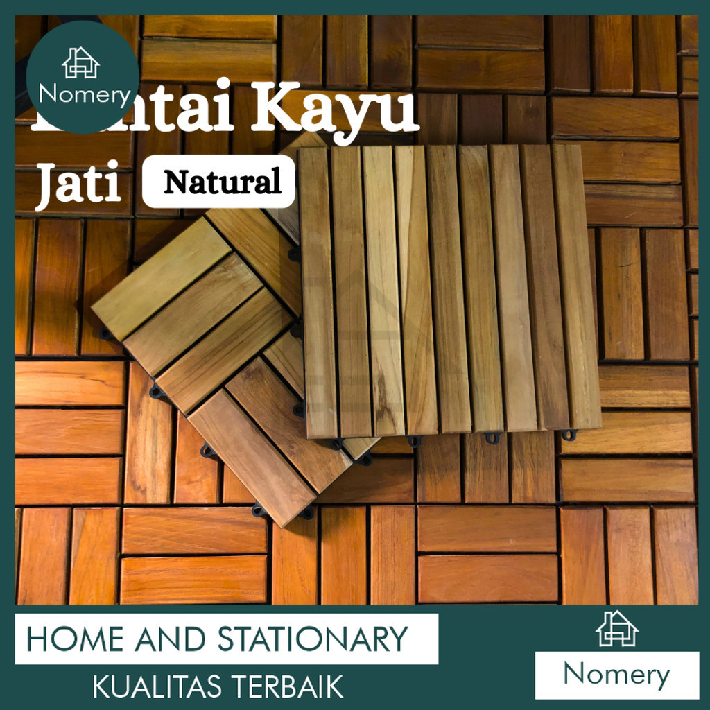Jual Lantai Kayu Decking Tile Jati Kebun-Kolam-Teras { Nomery ...