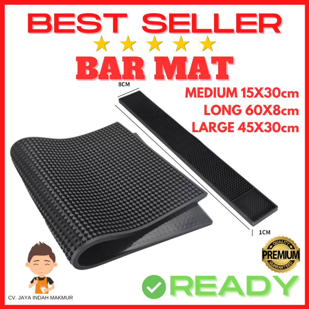 Jual KIT Bar MAT Bartender Rubber Anti Slip / Tatakan Gelas Piring Meja ...