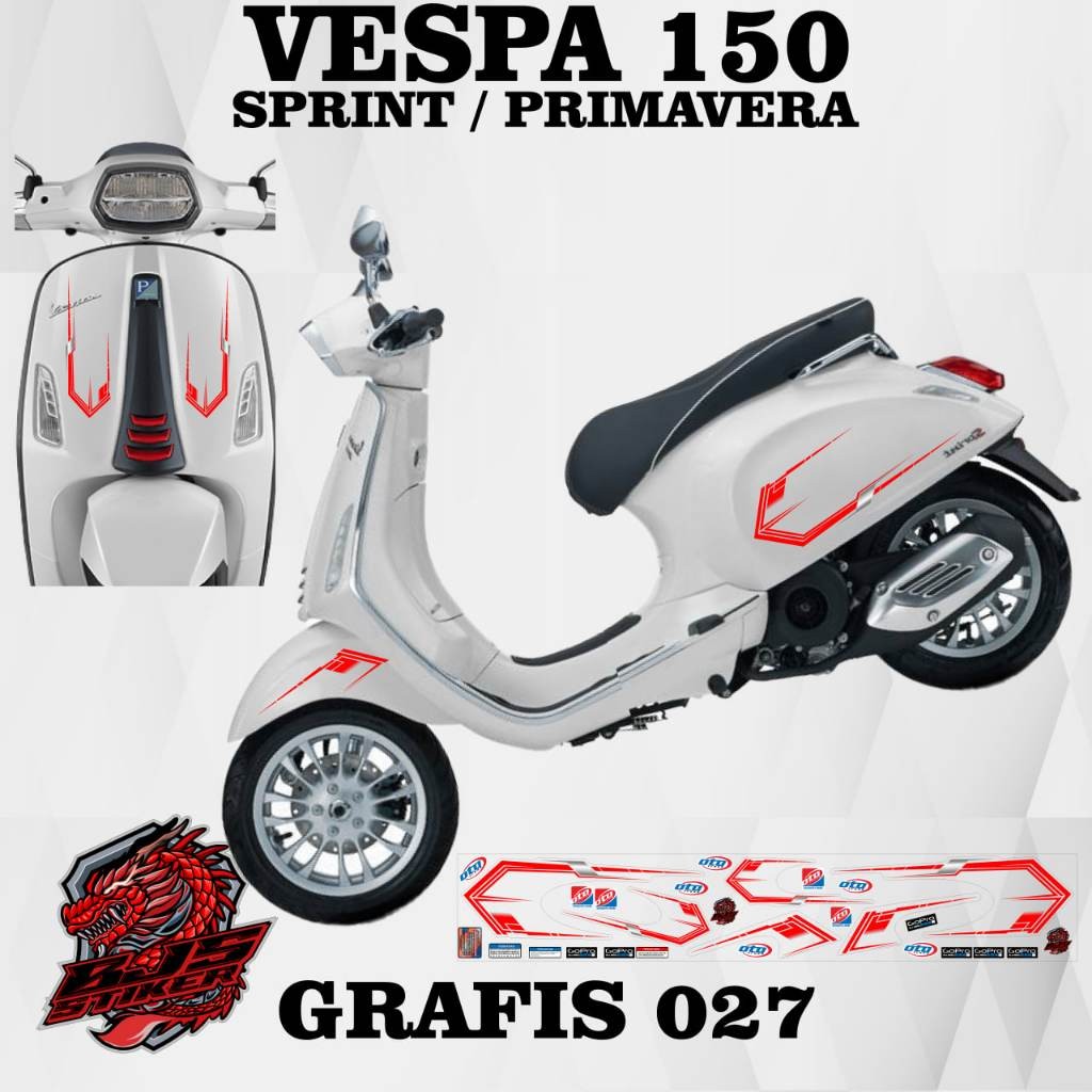 Jual COD / COD / STIKER VESPA / STRIPING VESPA / STIKER TRANSPARAN ...