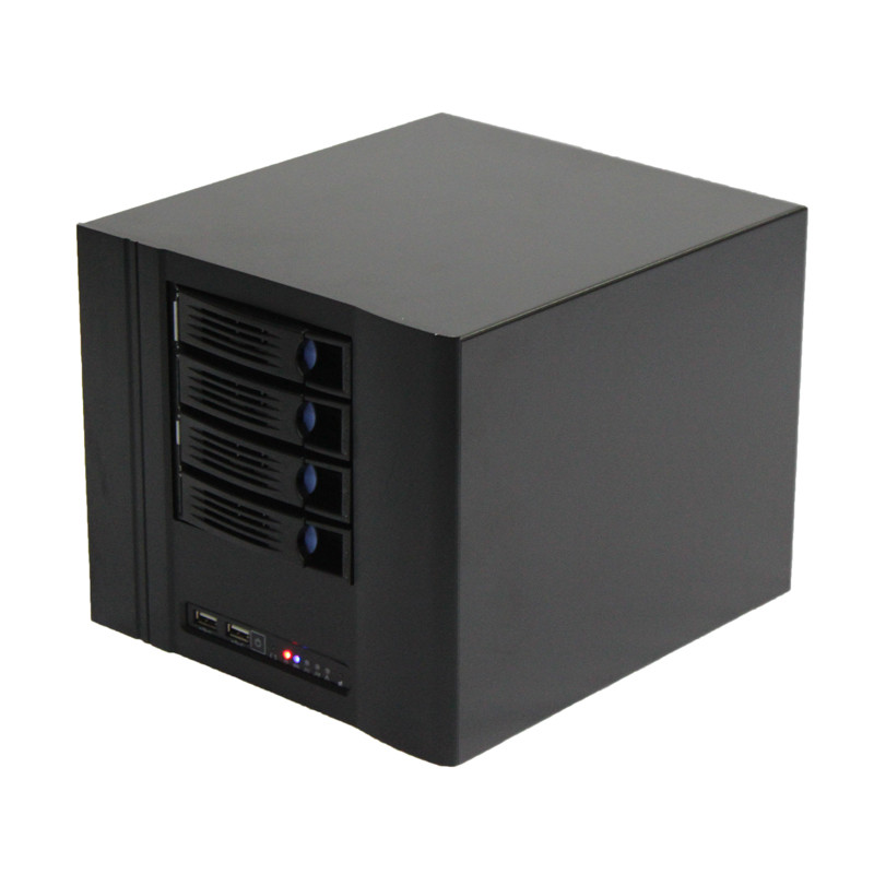 Jual Mini ITX NAS Case 4 Hot Swappable Hard Drive Locations Home Cffice ...