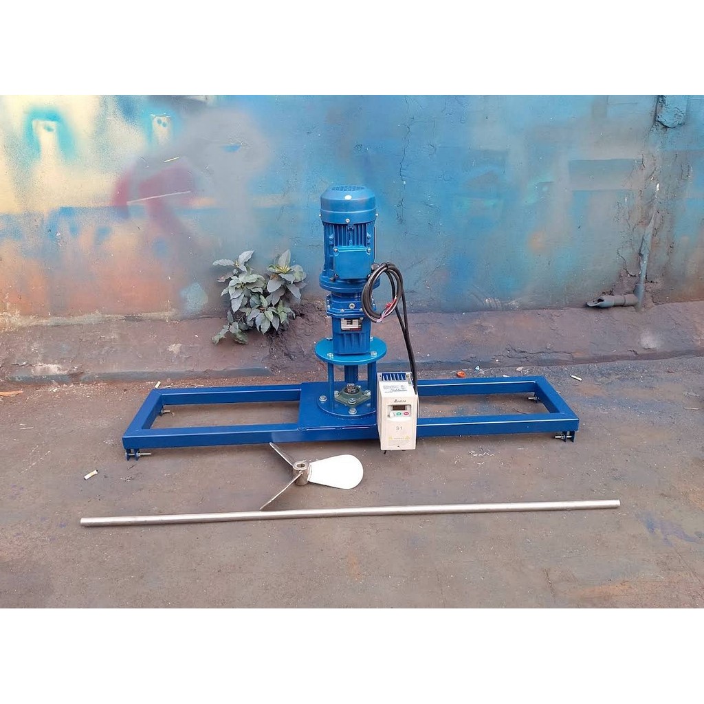 Jual AGITATOR MIXER 0,37kw 0.5hp 3phase +dudukan MIXER TENKI IBC ...