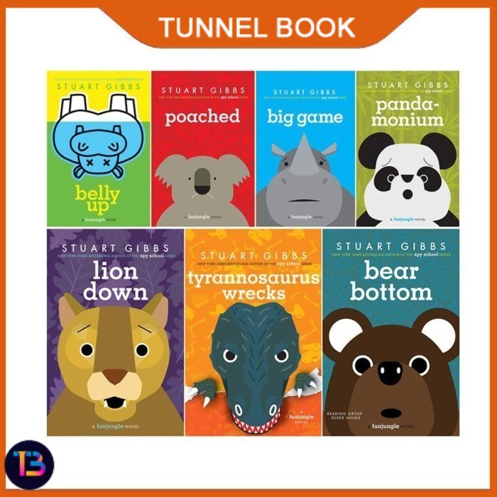 Jual FunJungle Series 8 Books Set by Stuart Gibbs - TunnelBook | Shopee ...