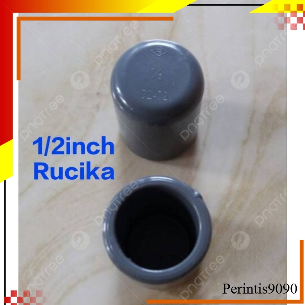 Jual Rucika Dop Polos 1/2 inch Pvc | Shopee Indonesia