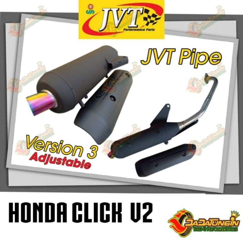 Jual A8 JVT Power Pipe V3 Adjustable Sound Full System for Honda rev ...