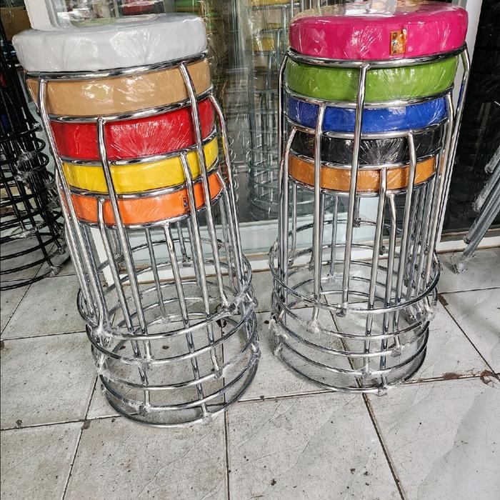 Jual Bangku Bakso Bulat Bangku Oreo Bangku susun Bangku cafe Bangku bar ...