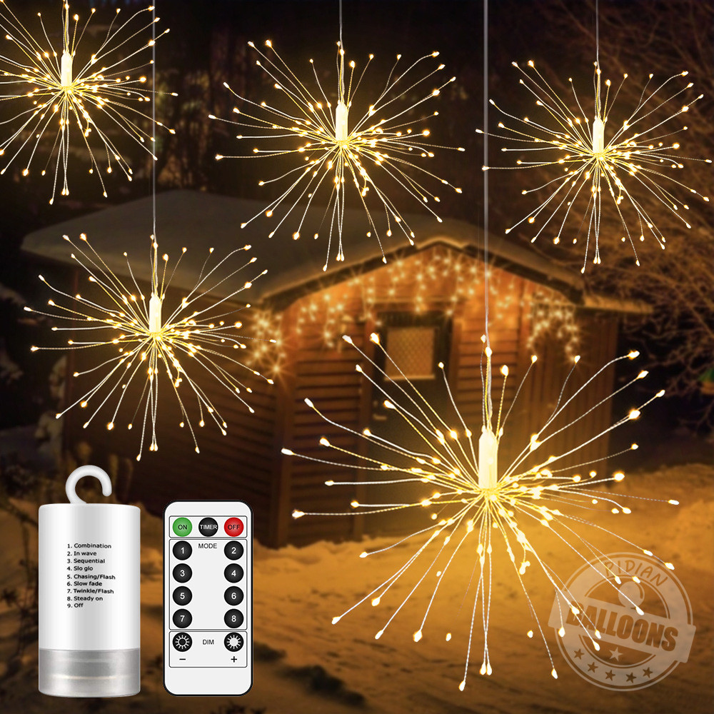 Jual White Multicolored Outdoor LED Star Light String Battery Box ...