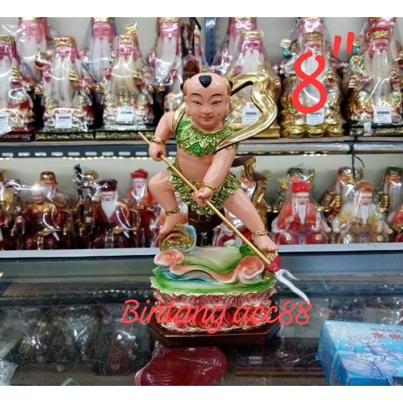 Jual patung dewa naca / nacha / locia - teratai - fiber - 8inch ...