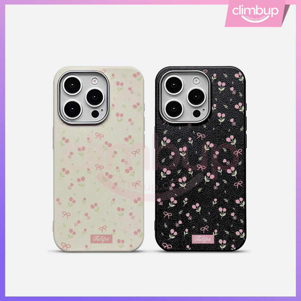 Jual Climbup.Case Luxury Metal Lens Frame Leather Texture Case for ...