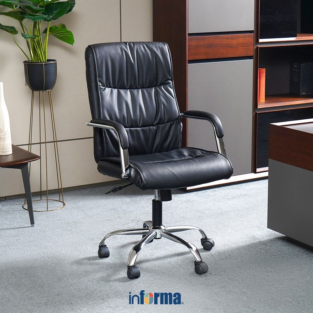 Jual Informa Onyx Kursi Kantor Sandaran Rendah Tempat Duduk Kerja ...