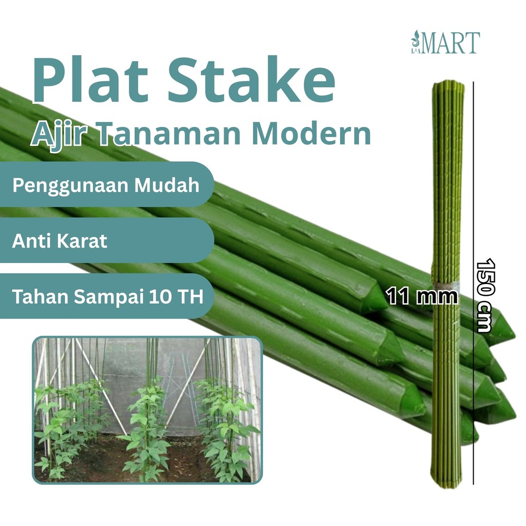Jual Ajir Tanaman / Plant Stake - TAKIRON - 11 mm x 150 cm | Shopee ...