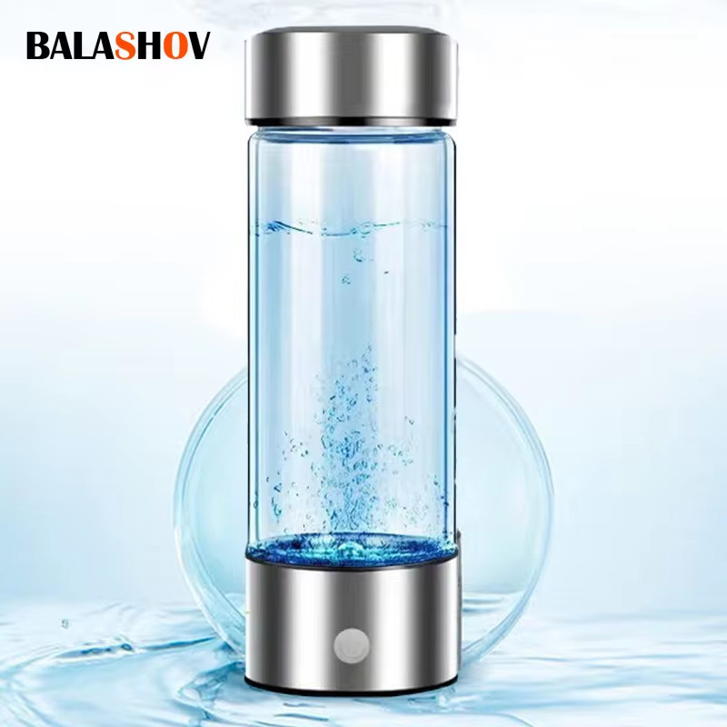 Jual 420ml Hydrogen-Rich Water Cup Electric Hydrogen Rich Water Generator Bottle Titanium ...
