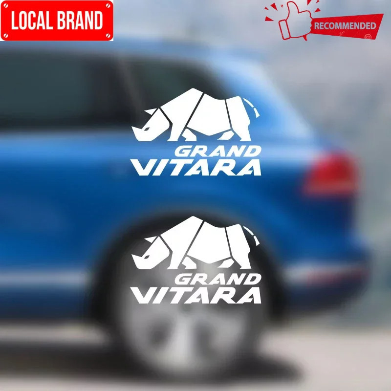 Jual 2pcs 30cm Vinyl Decals For Suzuki Grand Vitara AT MT 4X4 OFF ROAD ...
