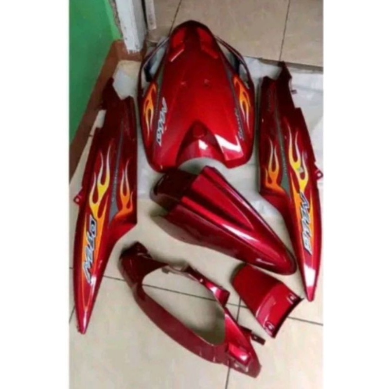 Jual FULL BODY HALUS MIO SPORTY MERAH MAROON Yamaha Mio Tahun 2003 s/d ...