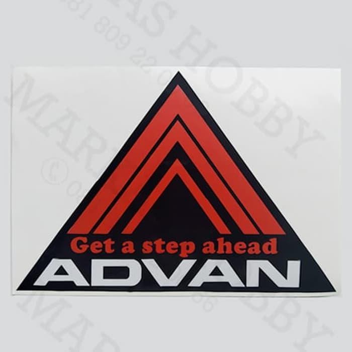 Jual Sticker Advan Get a Step Ahead Triangle | Shopee Indonesia