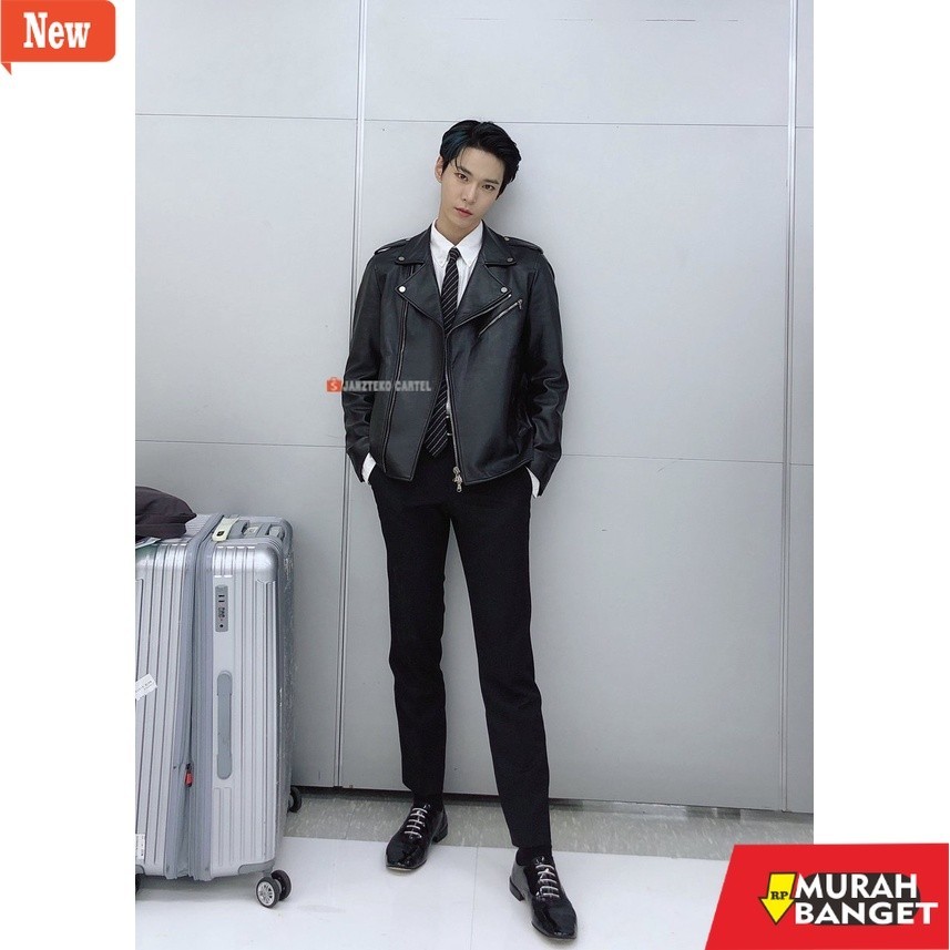 Jual jaket kulit pria garut JNK x KIMDO - Jaket Pria Semi Kulit ...