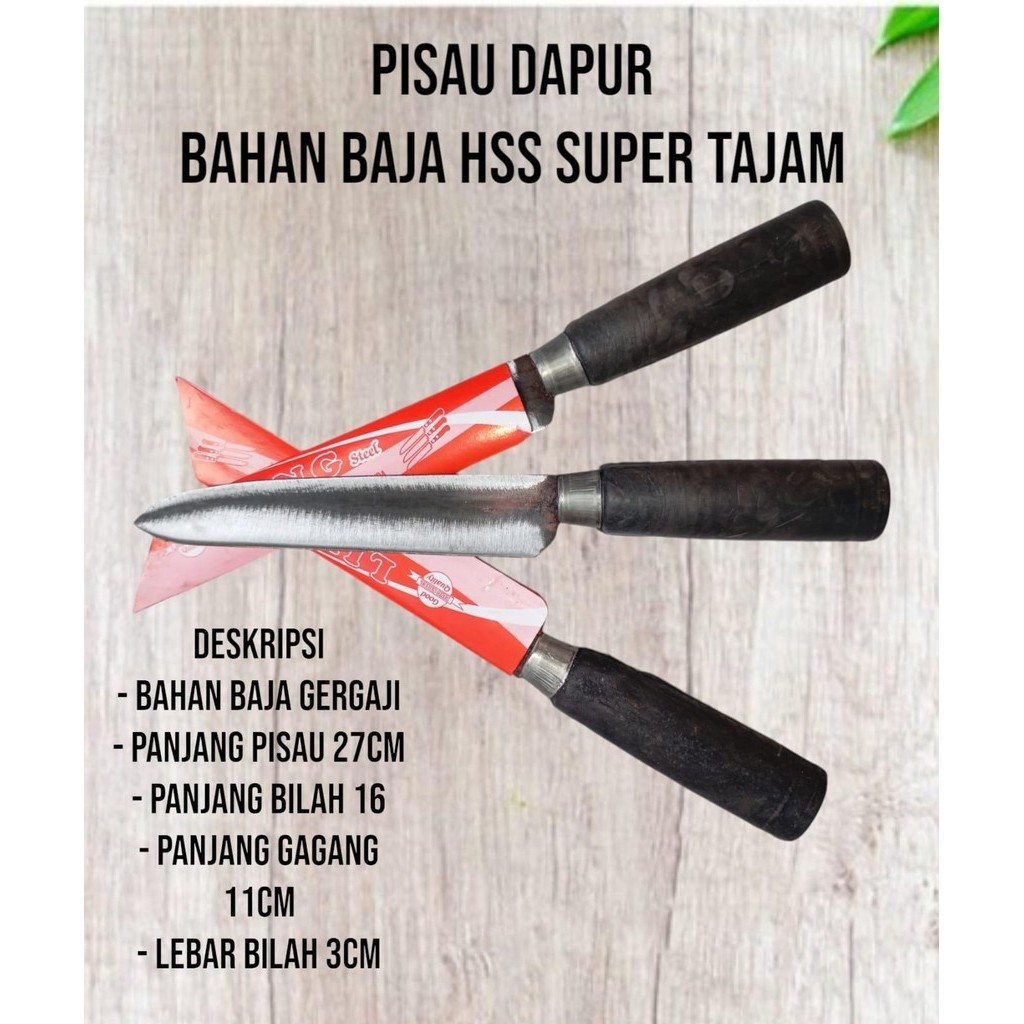 Jual PISAU DAPUR SUPER TAJAM BAHAN GERGAJI SUPER | Shopee Indonesia