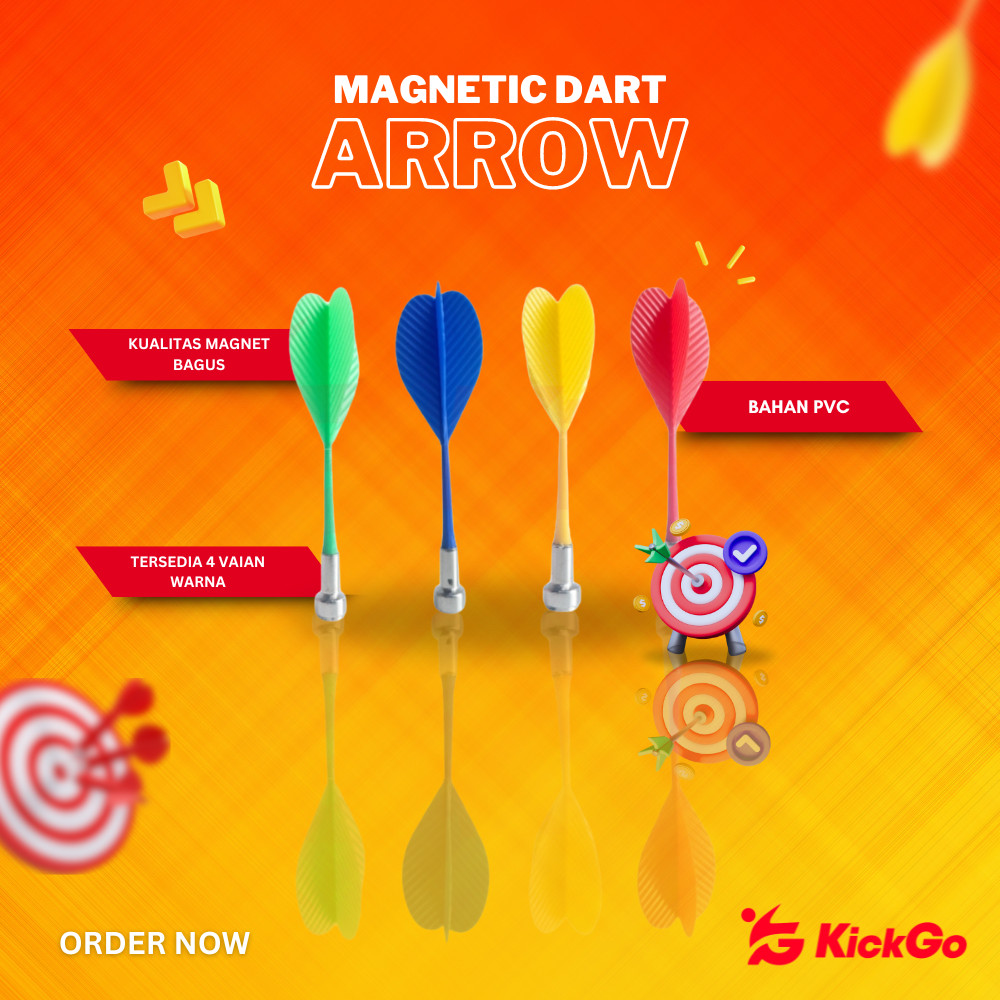 Jual KickGo Anak Panah Magnetik Dart Board Game Magnet Dart Arrow ...