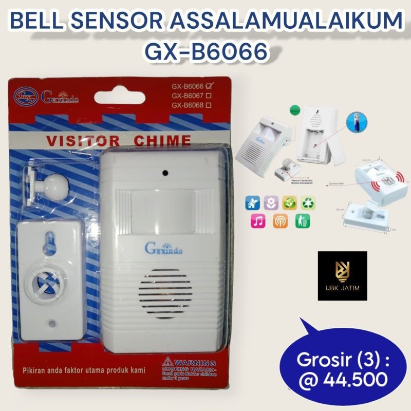 Jual BELL SENSOR ASSALAMUALAIKUM GX-B6066 | Shopee Indonesia