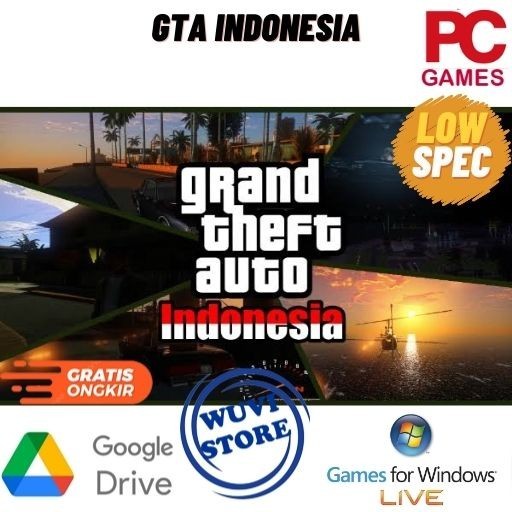 Jual Game PC GTA Indonesia Extreme | GAME PC Ringan Full Version | GAME ...