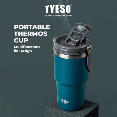 Jual Tyeso Tumbler Minum 900ml TS-8828 Stainless Vacuum Insulated Portable Thermos | Shopee ...