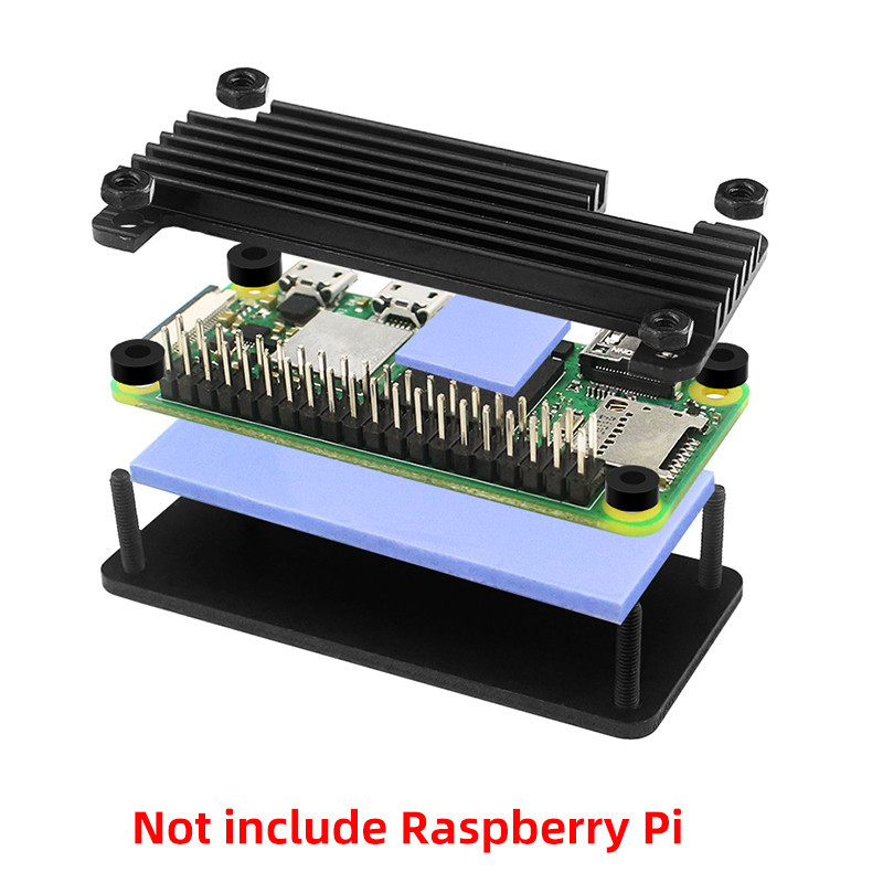 Jual Raspberry Pi Zero 2 W Aluminum Case Armored Shell with Thermal Pad ...