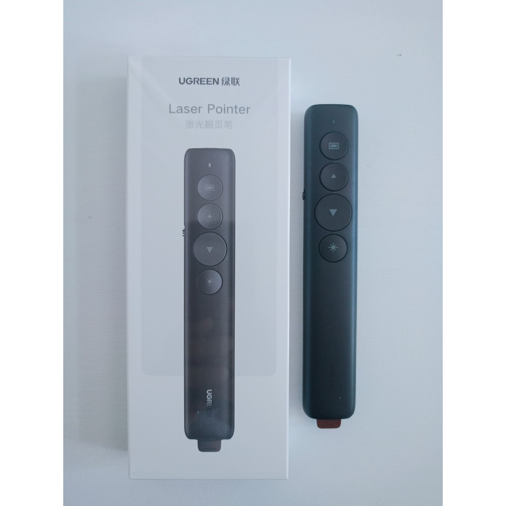 Jual UGREEN Laser Pointer Wireless Presentation LP479 2.4| Remote Control Jarak Jauh Persentasi ...