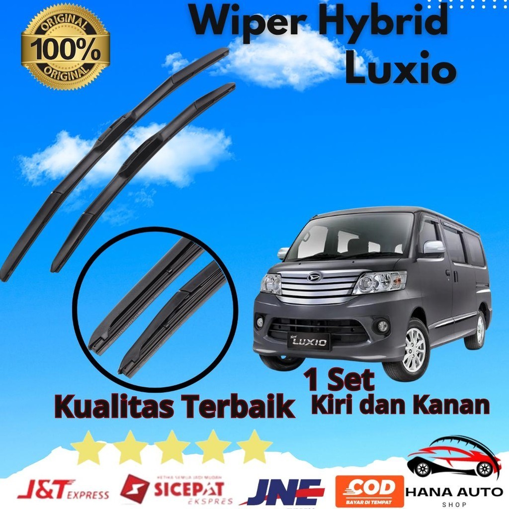 Jual Wiper Hybrid Mobil Daihatsu Luxio Sepasang 2 Pcs Kiri Dan Kanan