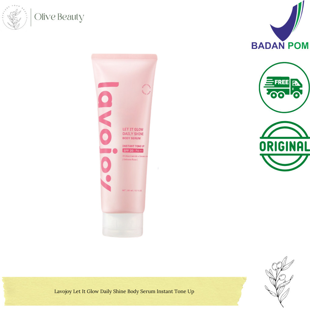 Jual Lavojoy Let It Glow Daily Shine Body Serum Instant Tone Up ...