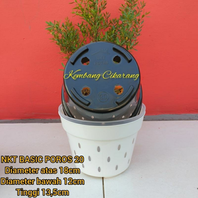 Jual (1pc) POROS BASIC 20 BANYAK LUBANG : pot bunga banyak pori pot ...
