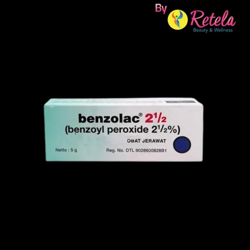 Jual BENZOLAC 2 1/2 O.JERAWAT 5 GR/ ANTI ACNE | Shopee Indonesia