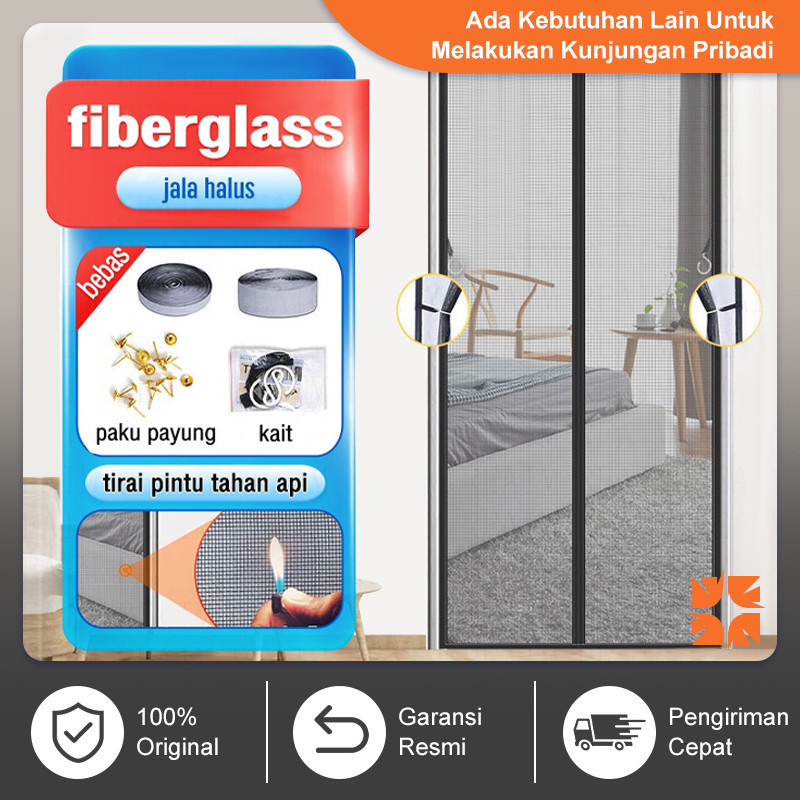 Jual Tirai Magnet (Fiberglass) 90x210cm Premium Mesh Tidak mudah ...