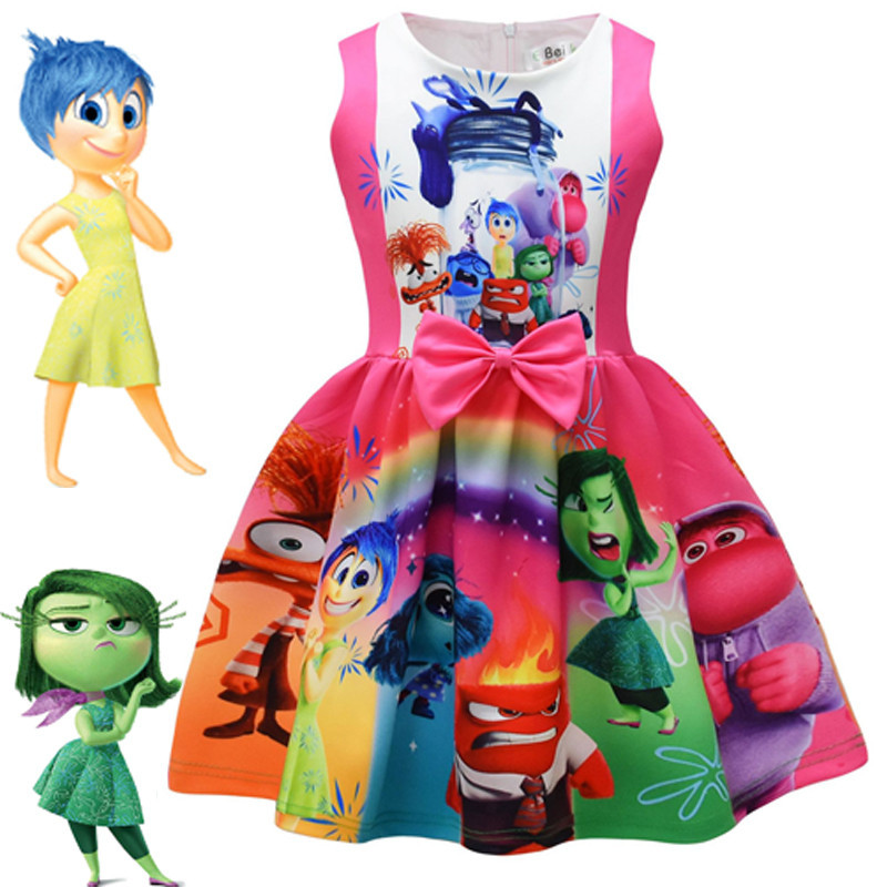 Jual Disgust Joy Cosplay Kids Dress Costume Movie Inside Cosplay Out 2 ...